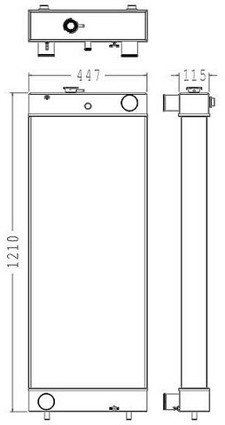 Komatsu PC340 Excavator – H&L Radiators